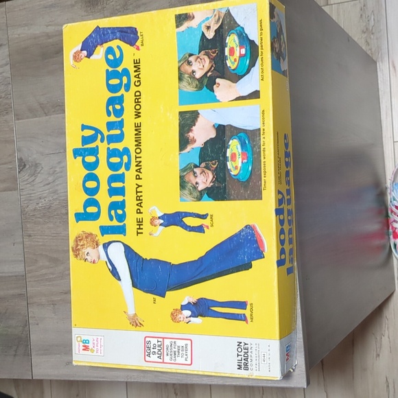 Milton Bradley | Games | Vintage 975 Milton Bradley Mb Body Language ...
